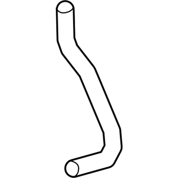 16573-0T150 Genuine Toyota Hose, Radiator, NO.3