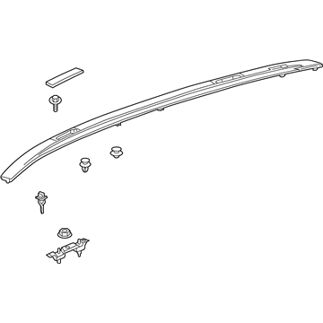 62403-0R010-C3 Genuine Toyota GARNISH Sub-Assembly, Ro