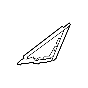 67495-07010 Genuine Toyota Cover, Fr Door Fr Lw