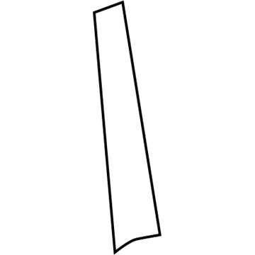 75755-07030 Genuine Toyota MOULDING, Fr Door Wi