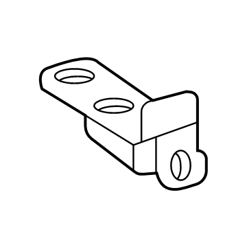 86211-0E130 Genuine Toyota Bracket, Radio RECEI