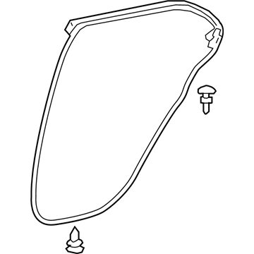 Toyota Corolla Door Seal - Guaranteed Genuine Toyota Parts