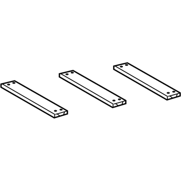 57533-47030 Genuine Toyota Brace, Front Floor, Center