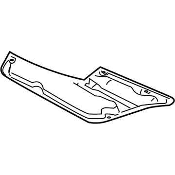53341-47010 Genuine Toyota Insulator, Hood
