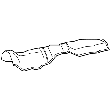 58152-06161 Genuine Toyota INSULATOR, Fr Floor