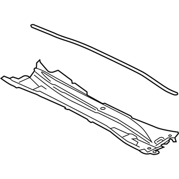 55708-06270 Genuine Toyota LOUVER Sub-Assembly, Cow