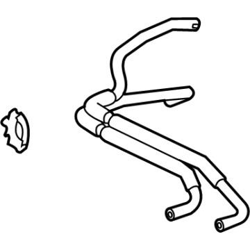 32930-0E160 Genuine Toyota Hose Assembly, TRANSMISS