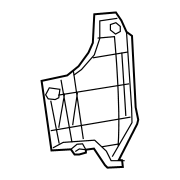 52592-0R050 Genuine Toyota Seal, Rear Bumper Side