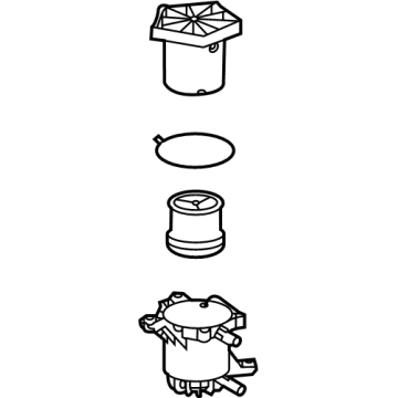 16A40-77020 Genuine Toyota EXCHANGER Assembly, Fc C