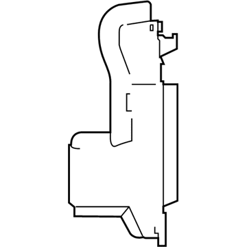 16593-0T110 Genuine Toyota Guide, Radiator Air