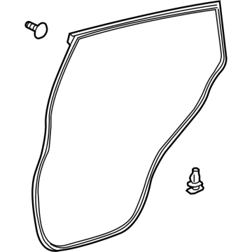 Toyota RAV4 Weather Strip - Guaranteed Genuine Toyota Parts