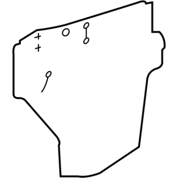 Rear Door Panel & Glass - 2020 Toyota Tacoma