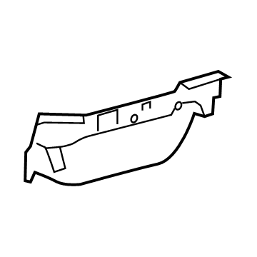 58306-06120 Genuine Toyota Panel Sub-Assembly, Rear F