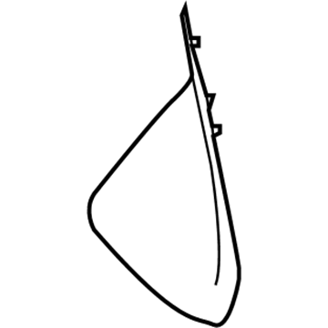 81481-47140 Genuine Toyota Cover, Fog Lamp, RH