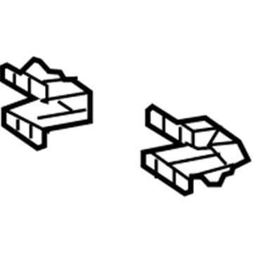 53213-0C020 Genuine Toyota Support, Radiator, Upper