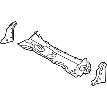 55701-07050 Genuine Toyota Panel Sub-Assembly, COWL