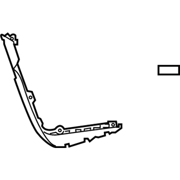 Rear Moulding - 2022 Toyota Prius