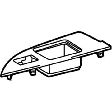 74272-60290 Genuine Toyota Panel, Rear Door ARMREST