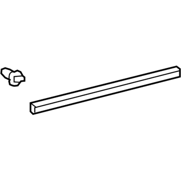 67863-0E020 Genuine Toyota WEATHERSTRIP, Front Door