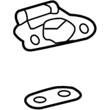 68810-F4010 Genuine Toyota Hinge Assembly, Back Doo