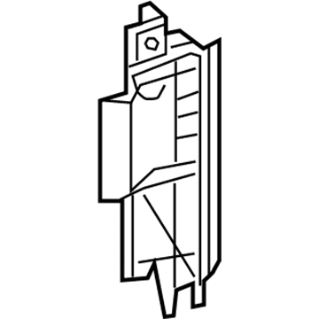 16593-37210 Genuine Toyota Guide, Radiator Air