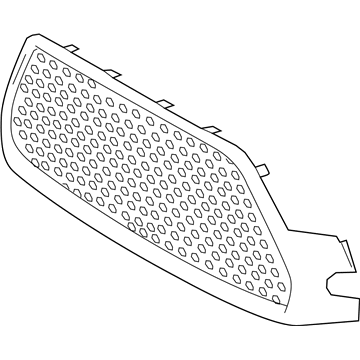 53112-02760 Genuine Toyota Lower Radiator Grille