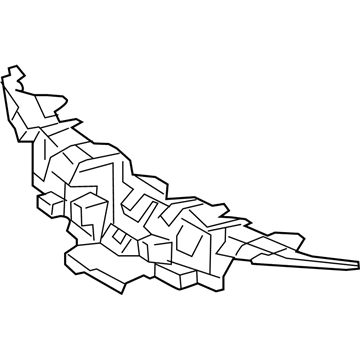 53114-12250 Genuine Toyota Inner Radiator Grille