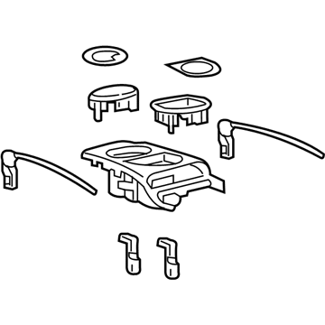 58831-07070-B2 Genuine Toyota GARNISH, Console UPR