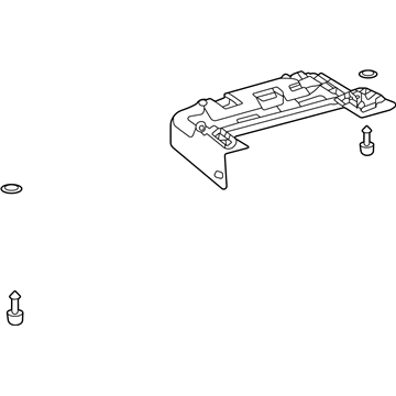 55607-WAA03 Genuine Toyota Cover Sub-Assembly, Inst