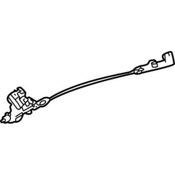 77030-08010 Genuine Toyota Lock Assembly, Fuel Lid