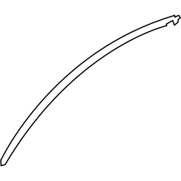 75753-0A080 Genuine Toyota MOULDING, FR DOOR WI