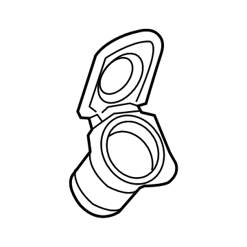 85535-02200 Genuine Toyota Cover, Power Outlet