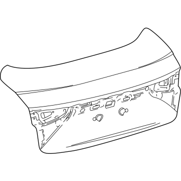 64401-62080 Genuine Toyota Panel Sub-Assembly, LUGG