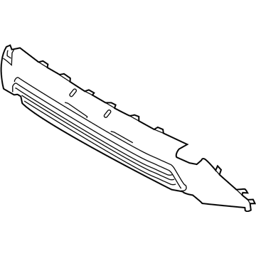 53113-0R100 Genuine Toyota Lower Radiator Grille