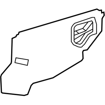 67841-06190 Genuine Toyota Cover, Rear Door Service Hole