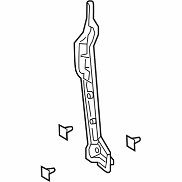 53828-0A040 Genuine Toyota PROTECTOR, FR FENDER