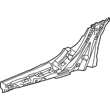 75857-WAA01 Genuine Toyota MOULDING, Rocker Pan