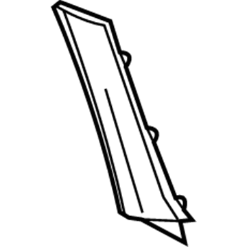 52707-35010 Genuine Toyota MOULDING Sub-Assembly, R