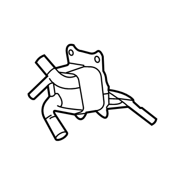 G125A-48020 Genuine Toyota Cooler, Motor COOLIN