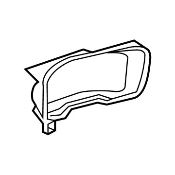 55410-02650-C0 Genuine Toyota Panel Assembly, INSTRUME