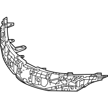 53114-08070 Genuine Toyota Grille, Radiator, In