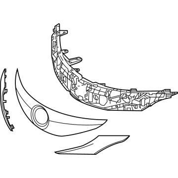 Toyota Sienna Grille - Guaranteed Genuine Toyota Parts