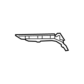 61622-02260 Genuine Toyota TROUGH, Luggage Comp