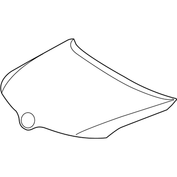 53301-0T020 Genuine Toyota Hood Sub-Assembly