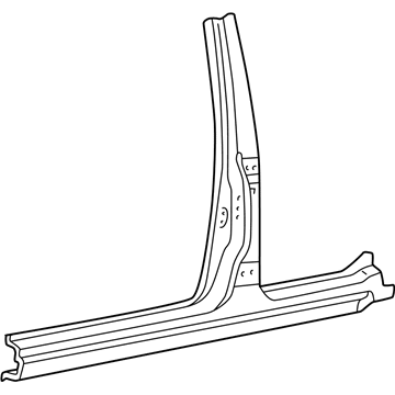 61411-35061 Genuine Toyota Panel, Rocker, Outer RH