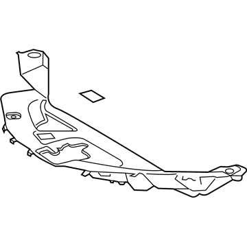 53141-10030 Genuine Toyota Cover, Radiator