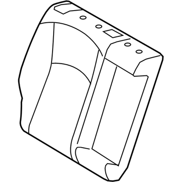 71077-47890-C1 Genuine Toyota COVER SUB-ASSY, RR S