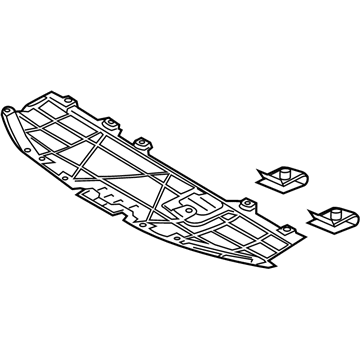 52129-WB001 Genuine Toyota Cover, Front Bumper, Lw