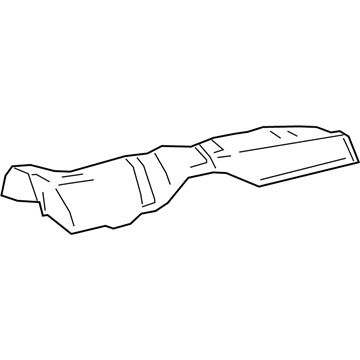 58152-07021 Genuine Toyota INSULATOR, Fr Floor