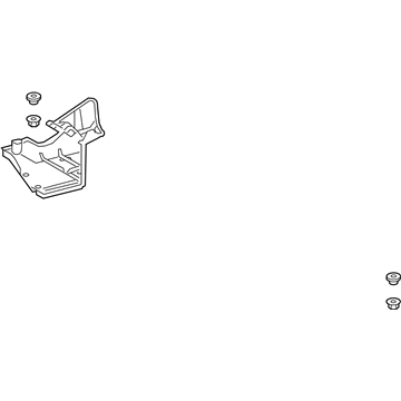 58398-06160 Genuine Toyota Cover, Floor Under